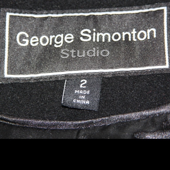 George Simonton | Jackets & Coats | Ladies Designer Wool Coat | Poshmark